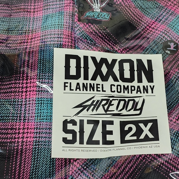 DIXXON | Shirts | Dixxon X Shreddy Flannel Shirt Collab Gen 5 Mens 2xl ...